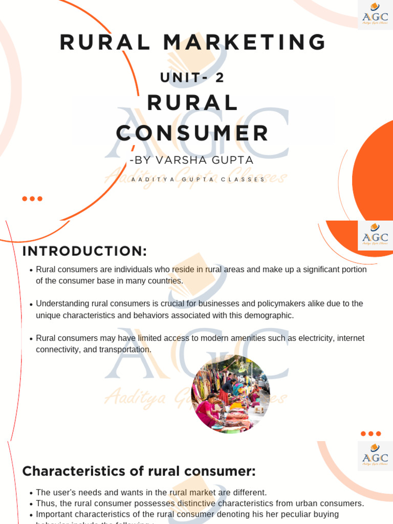 Presentation On - Rural Consumer | PDF | Brand | Consumer Behaviour