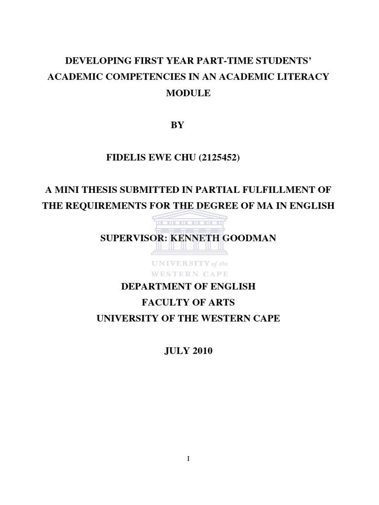 Chu MA 2010 | PDF | Methodology | Literacy