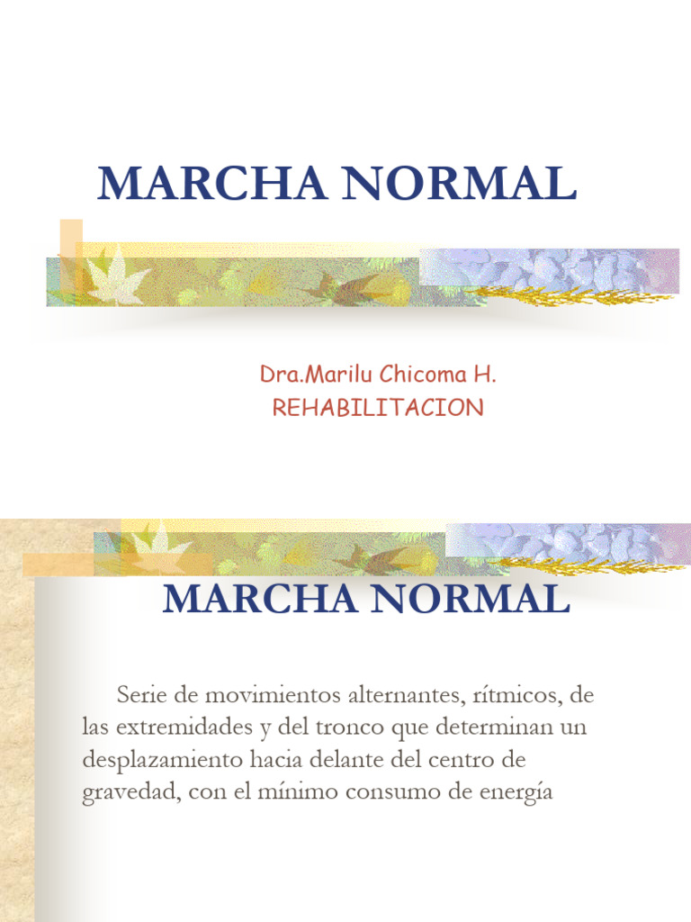 Clase Marcha Normal | PDF | Pelvis | Músculo