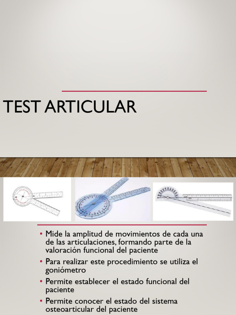 Clase Test Articular y Muscular | PDF | Anatomía | Anatomía humana