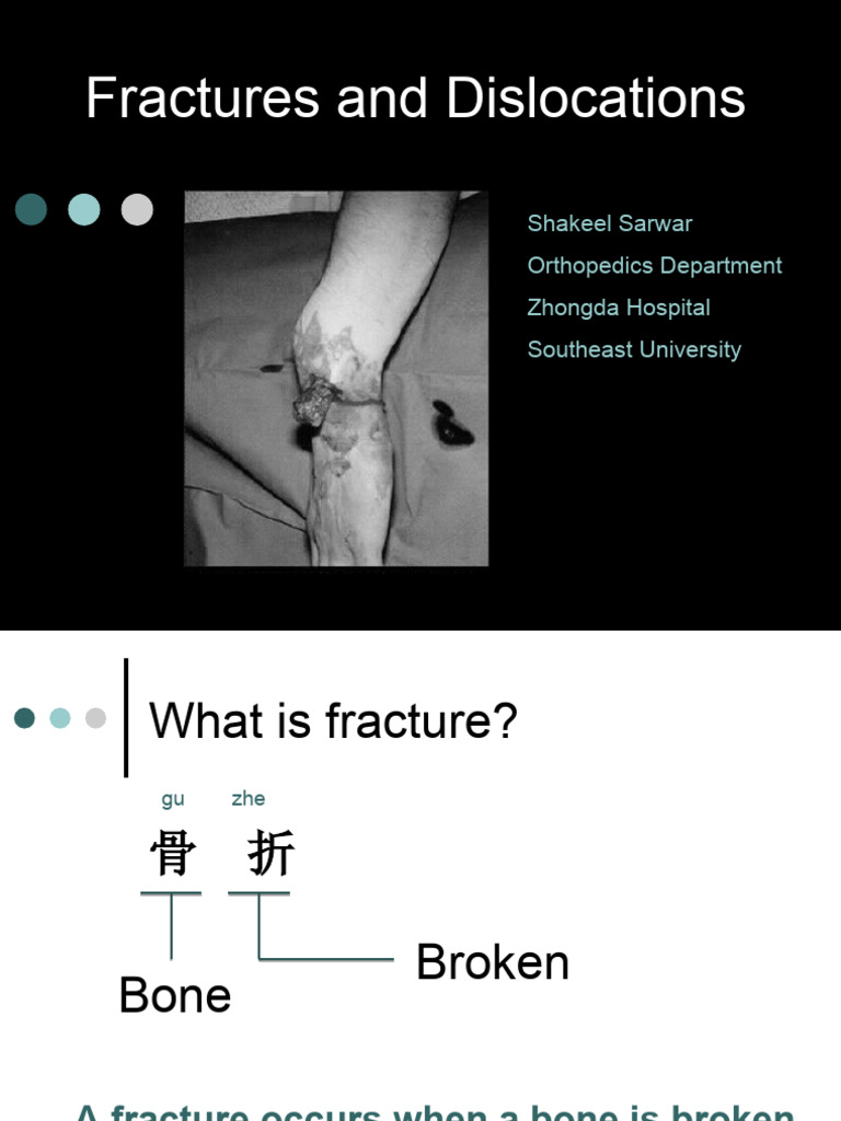 1.fracture and dislocation | PDF | Bone | Musculoskeletal System