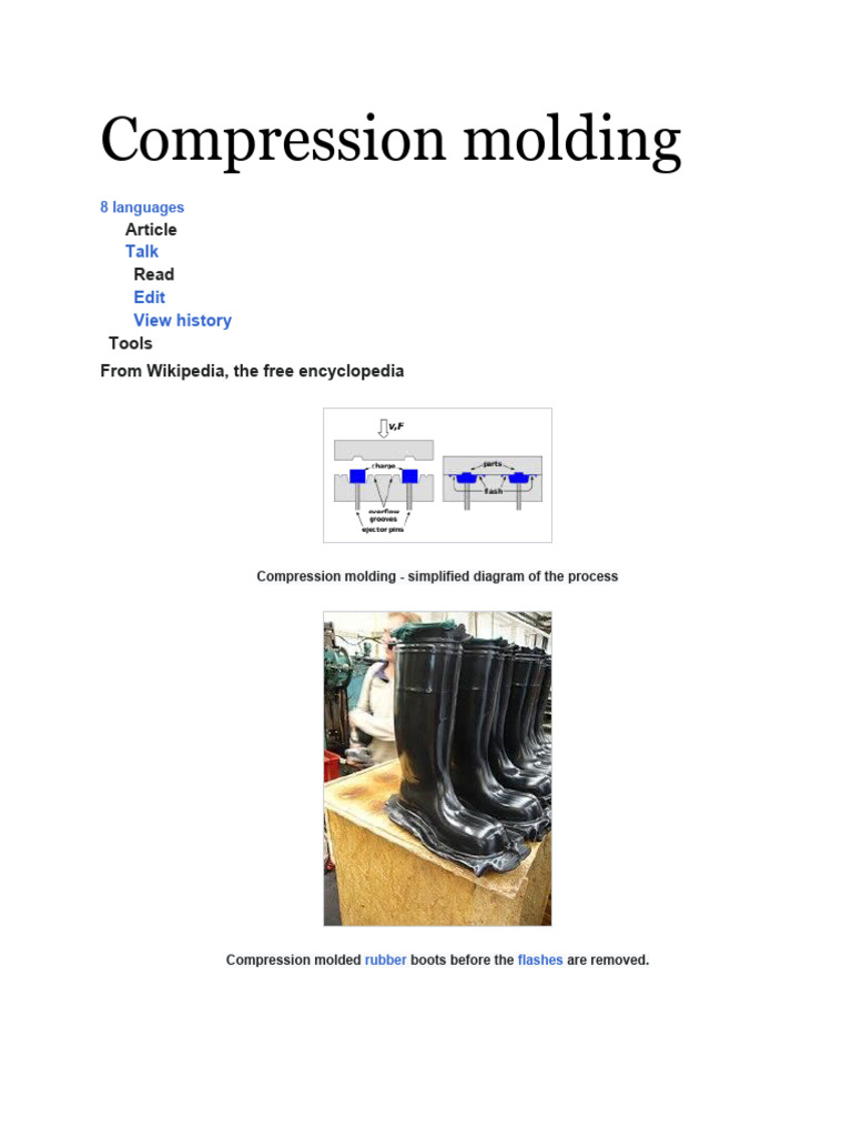 Compression_molding | PDF | Materials | Secondary Sector Of The Economy