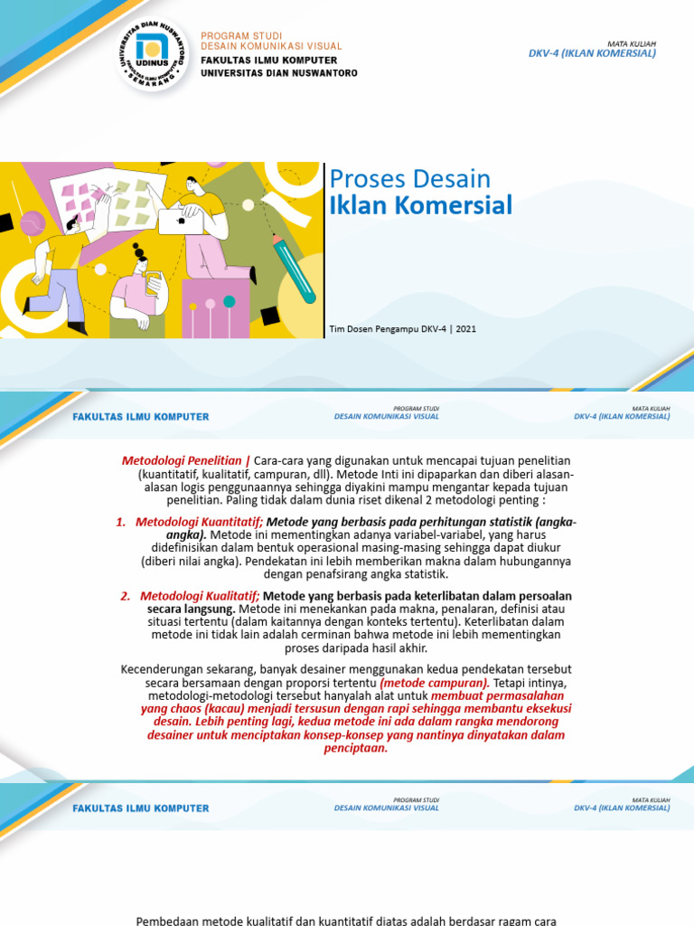 Proses Desain Iklan Komersial DKV-4 | PDF