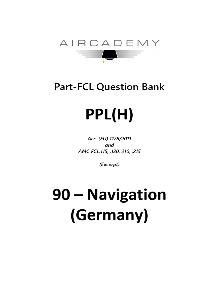 Ecqb PPL 90 Nav PPLH de en | PDF | Latitude | Equator