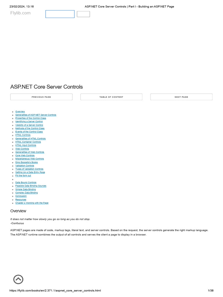 Unit - 2 Notes ASP - NET Page | PDF | Html Element | World Wide Web