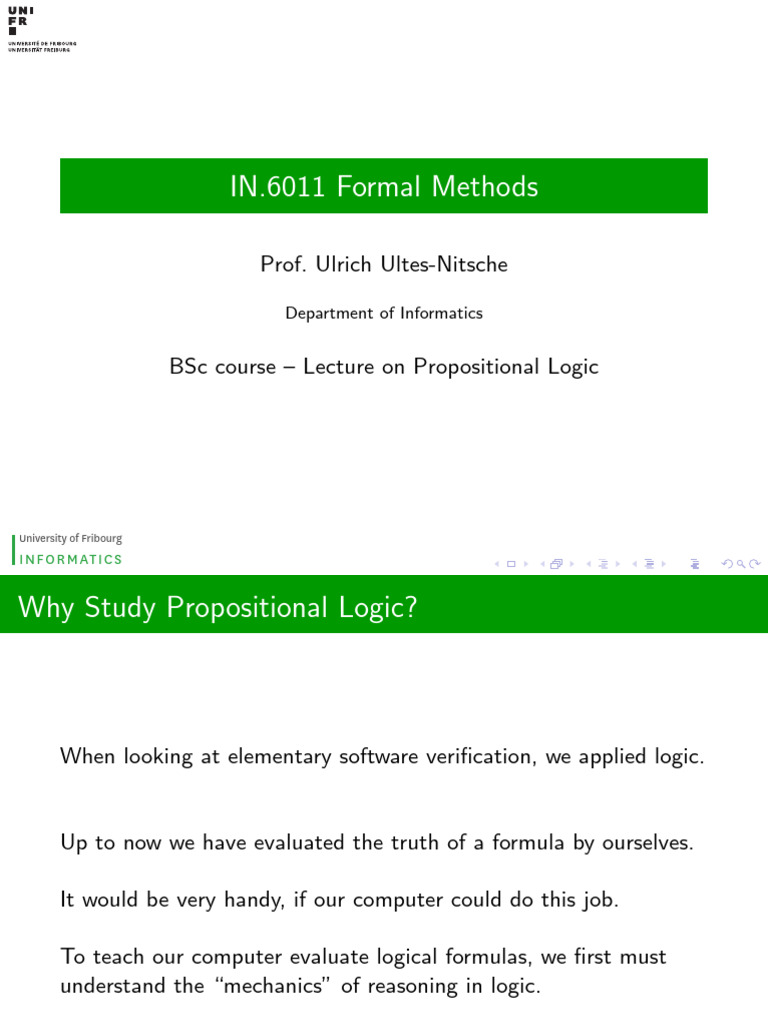 2-Propositional Logic | PDF | Interpretation (Logic) | Metalogic 2-Propositional Logic | PDF | Interpretation (Logic) | Metalogic