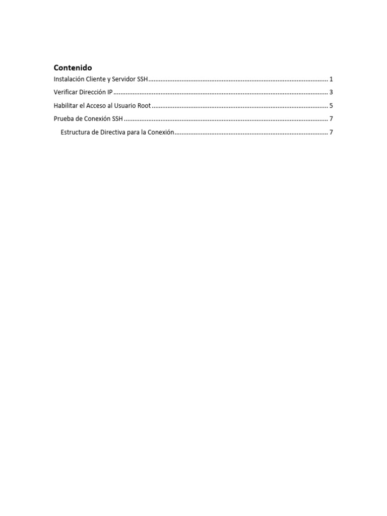 4 Instructivo De Instalación De Ssh Pdf Archivo De Computadora Informática 