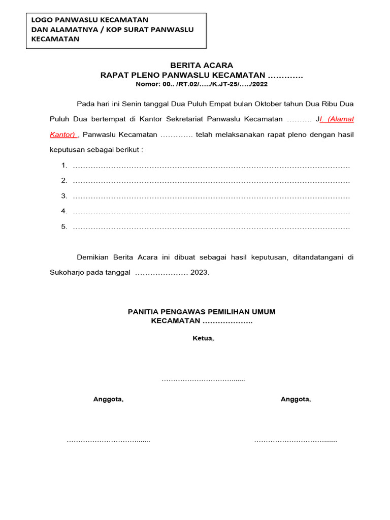 Ba Pleno Kosong | PDF