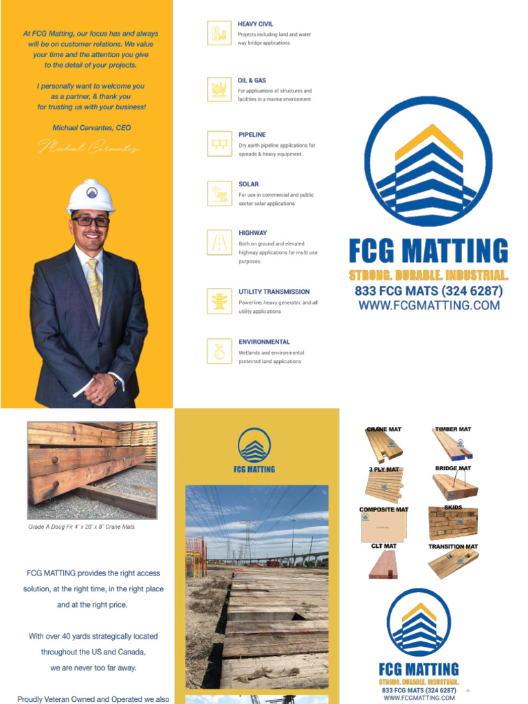 FCG MATTING BROCHURE ConExpo 20 | PDF
