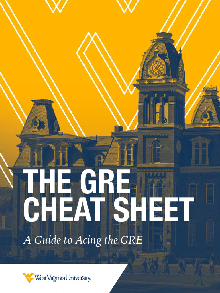 Wvu GRE Cheat Sheet 2.0 Final | PDF | Graduate Record Examinations ...