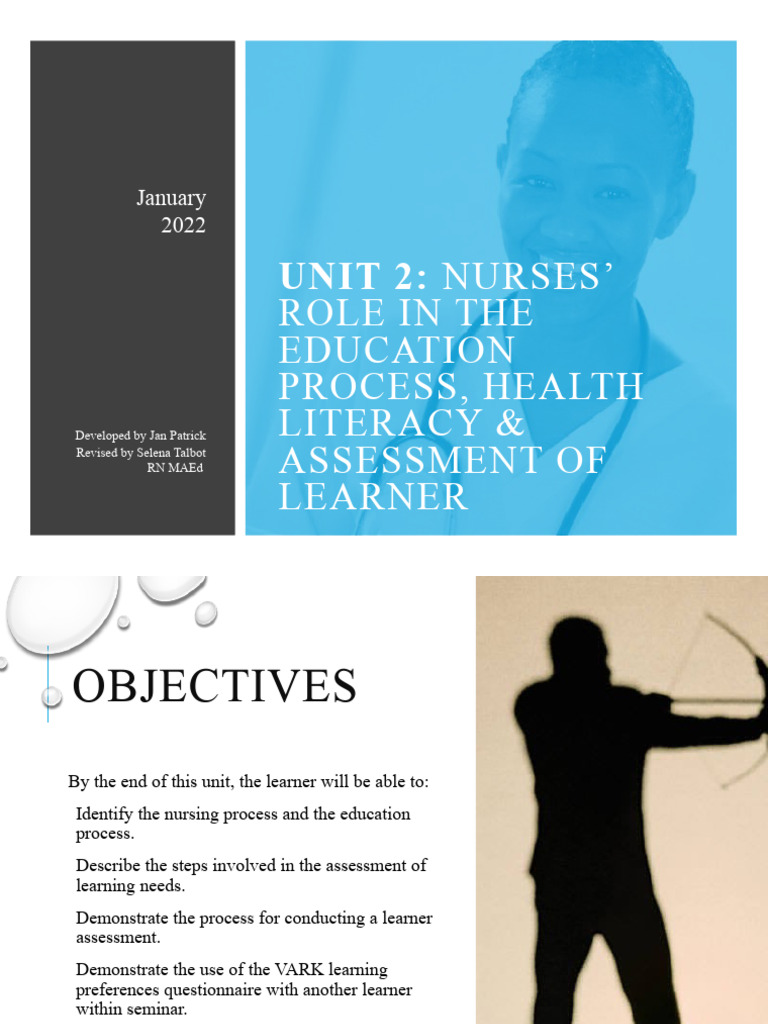 CNUR 106 Unit 2 2023 Student | PDF | Learning Styles | Learning