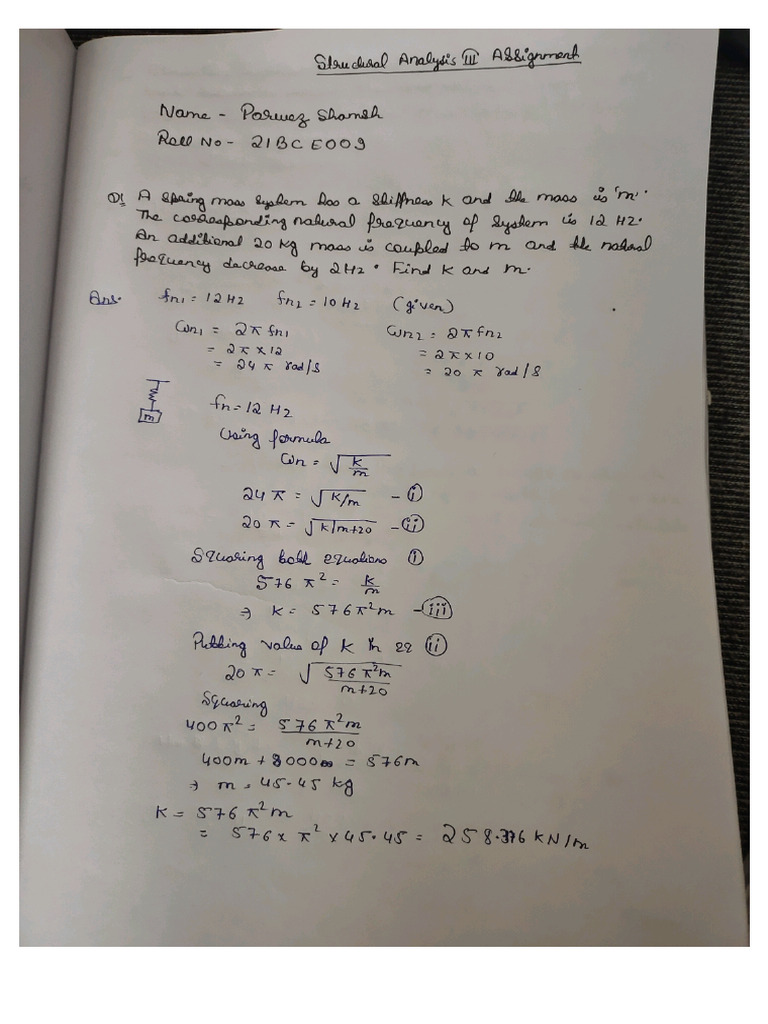Structure 3 Assignment | PDF