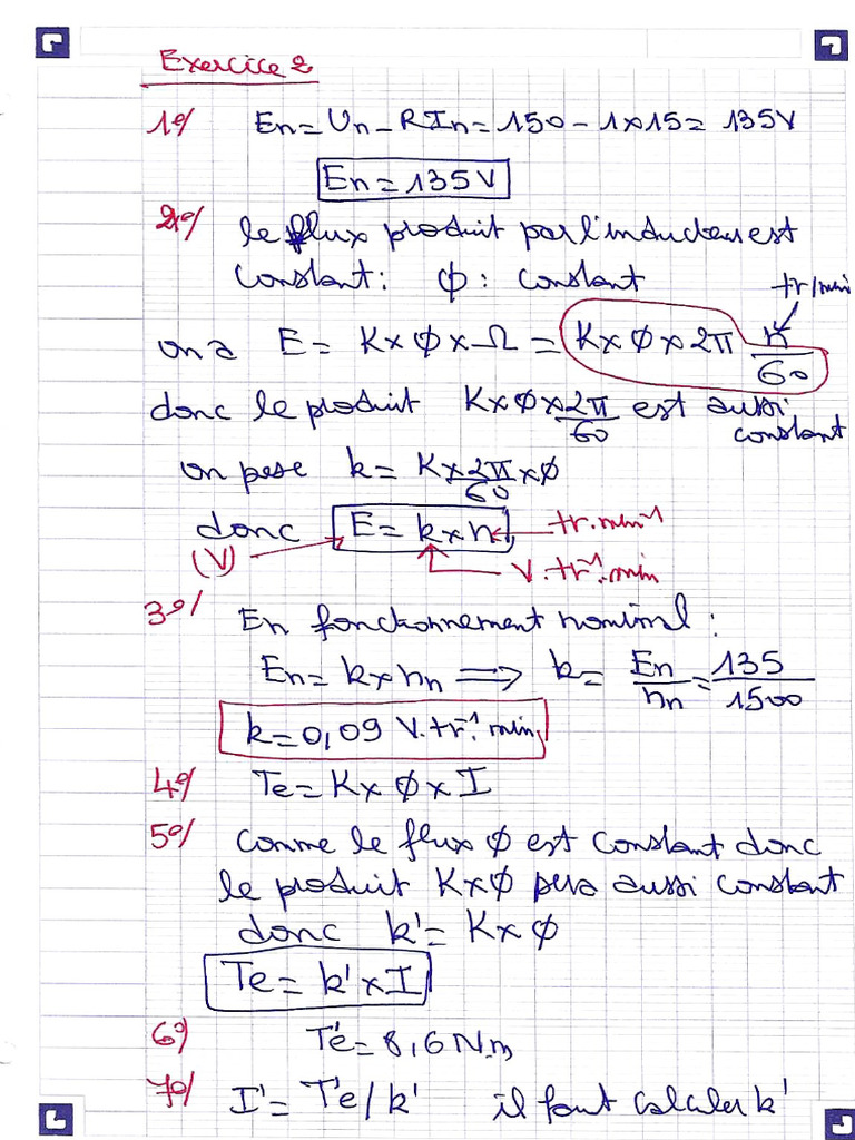 Exercice2 Hacheur MCC Correction | PDF