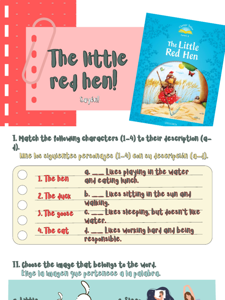 The Little Red Hen | PDF