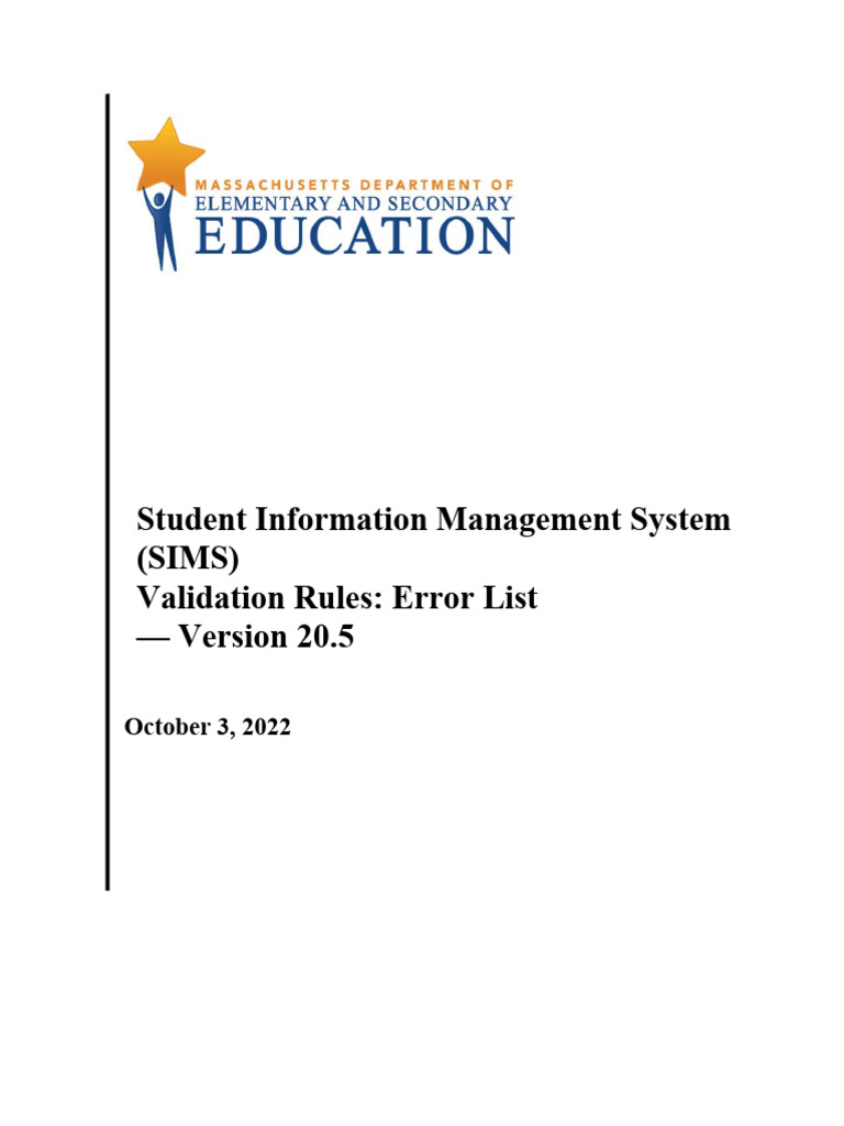 Sims Errorlist 2 | PDF