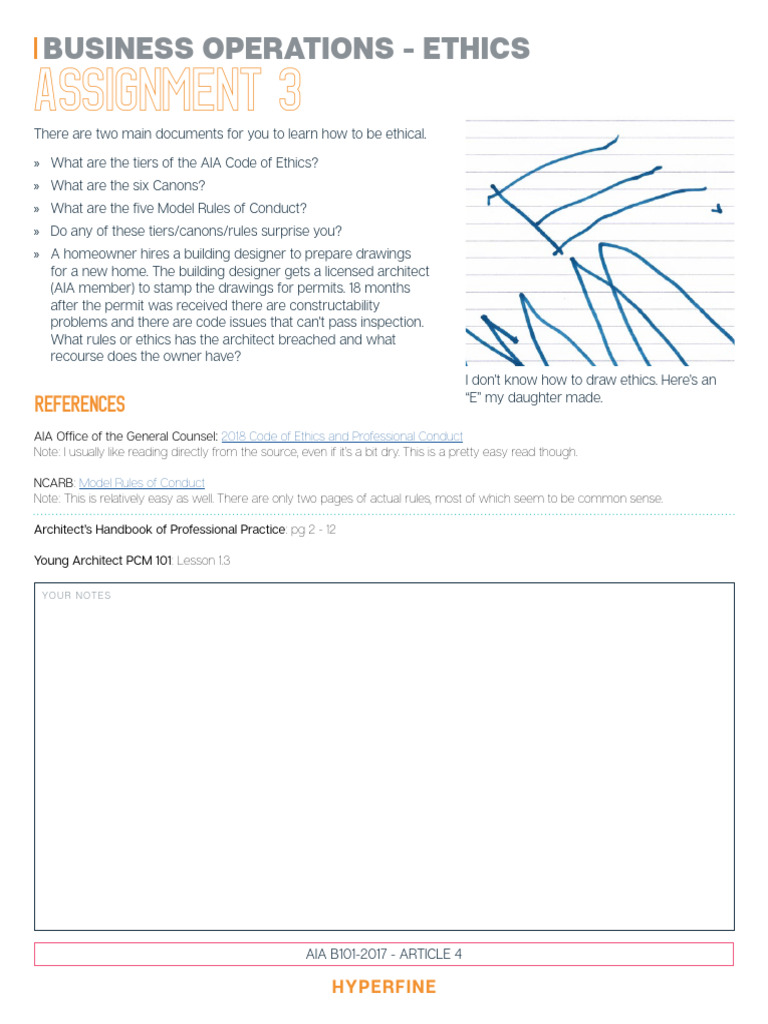 Hyperfine PCM PJM Course - Ethics | Download Free PDF | Architect