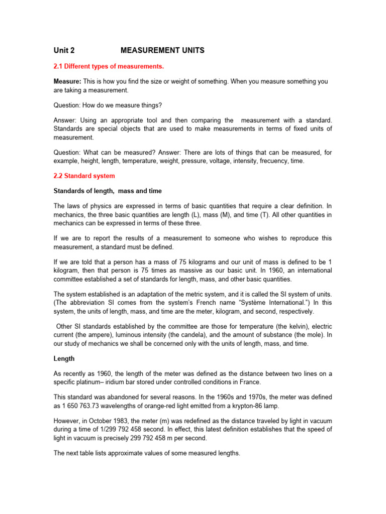 HOMEWORK # 2 (1) | PDF | International System Of Units | Measurement