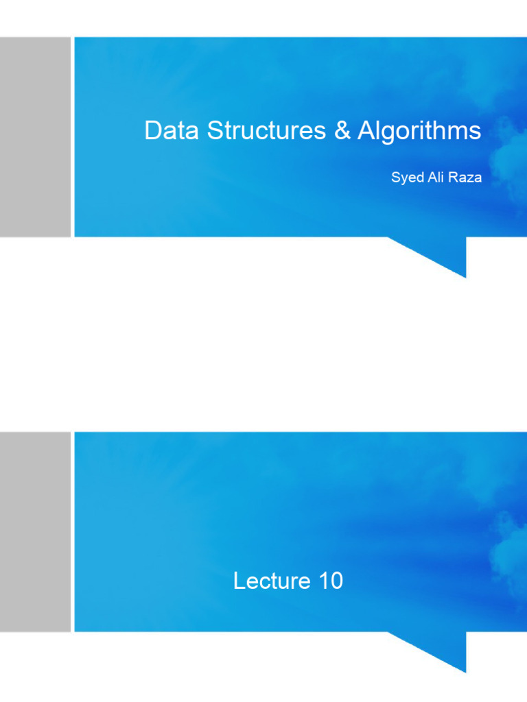 DS 10 | PDF | Algorithms And Data Structures | Mathematical Relations