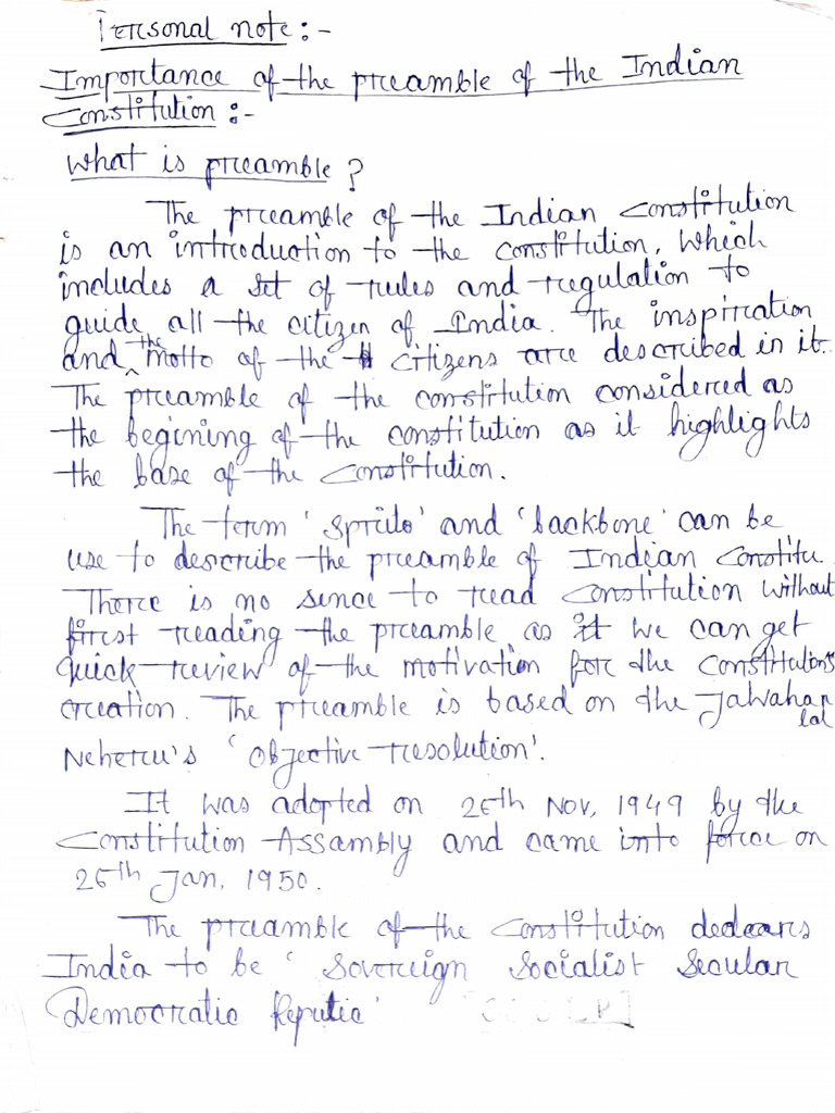 PREAMBLE | PDF