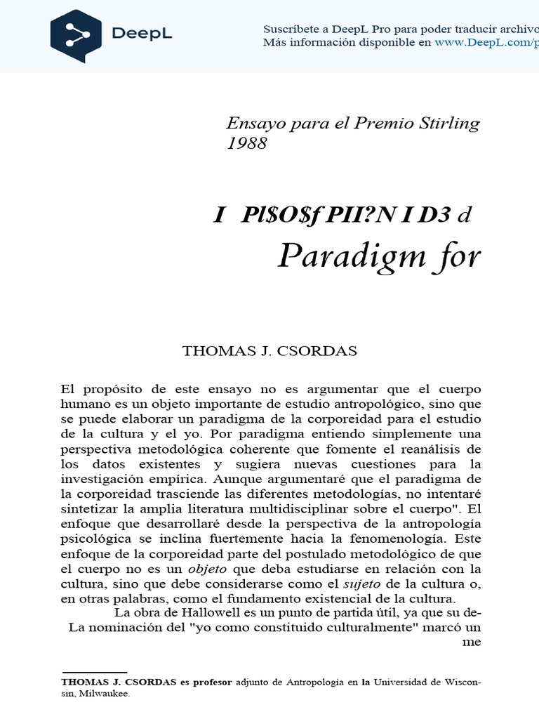 10-Csordas, Thomas J - Embodiment As A Paradigm For Anthropology-2-20 ...