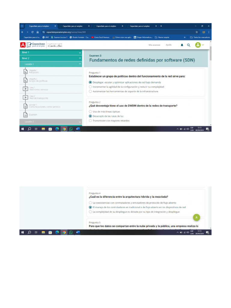 Fundamentos de Redes Definidas Por Software (SDN) Nivel 2 Leccion 1 | PDF
