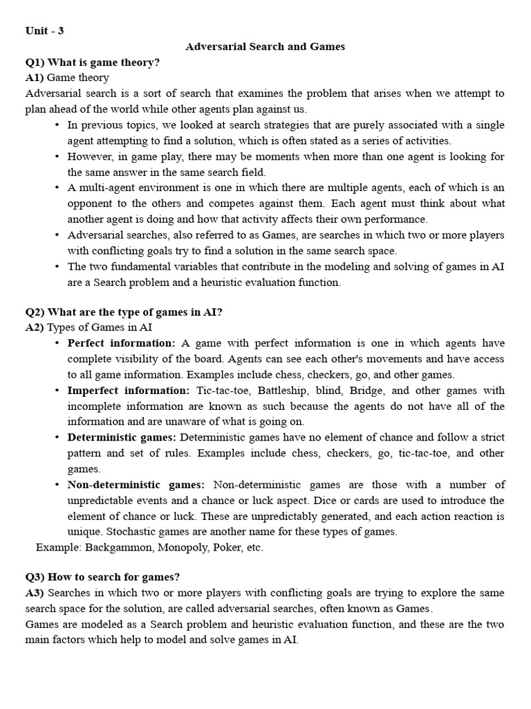 AI All Units | PDF | Applied Mathematics | Theoretical Computer Science