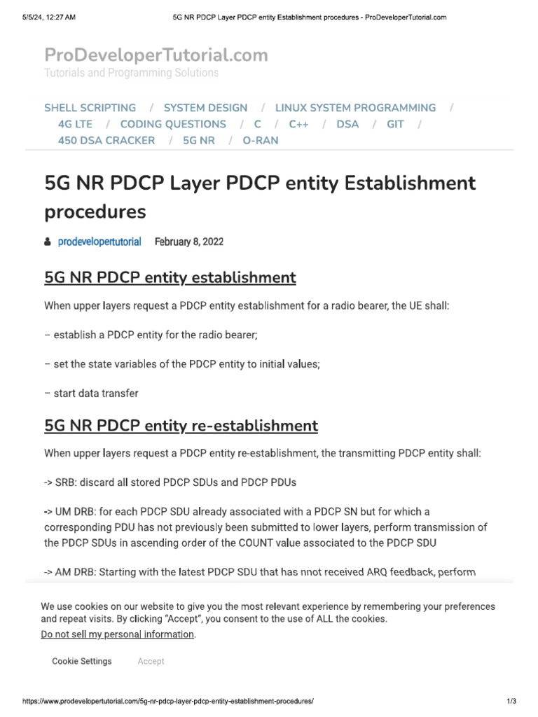 PDCP Entity | PDF