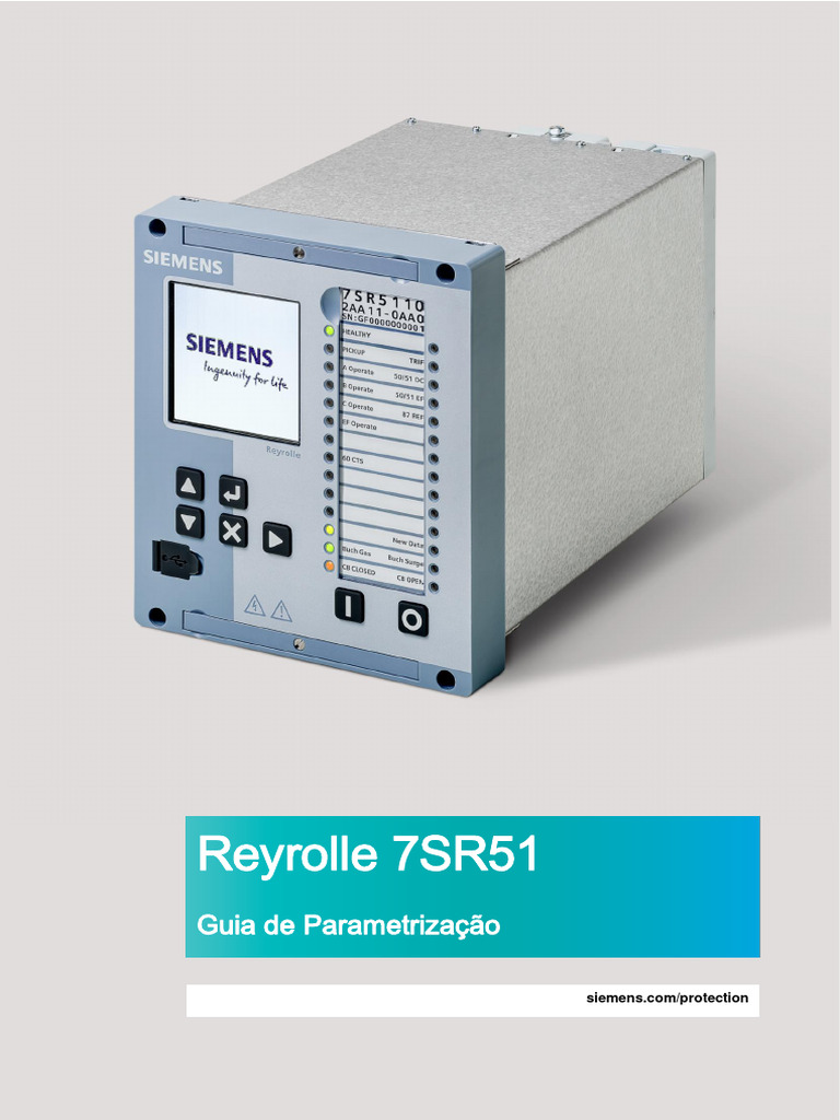 Guia de Parametrização 7SR5111 | PDF | Transformador | Rede de computadores