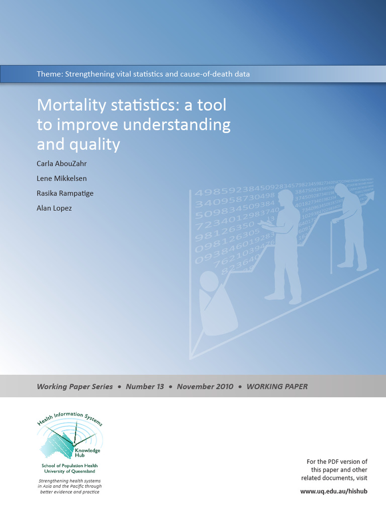 Mortality Statistics A Tool To Improve Understanding and Quality - 0 ...