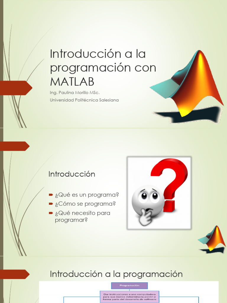 Introducción Al Matlab | PDF | Matlab | Ingeniería de software