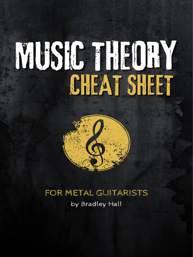 Music Theory Cheat Sheet | PDF | Chord (Music) | Interval (Music)