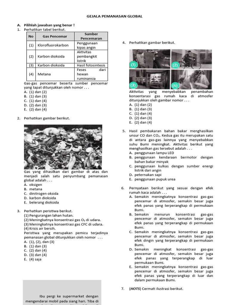 Soal Pemanasan Global Erlangga | PDF