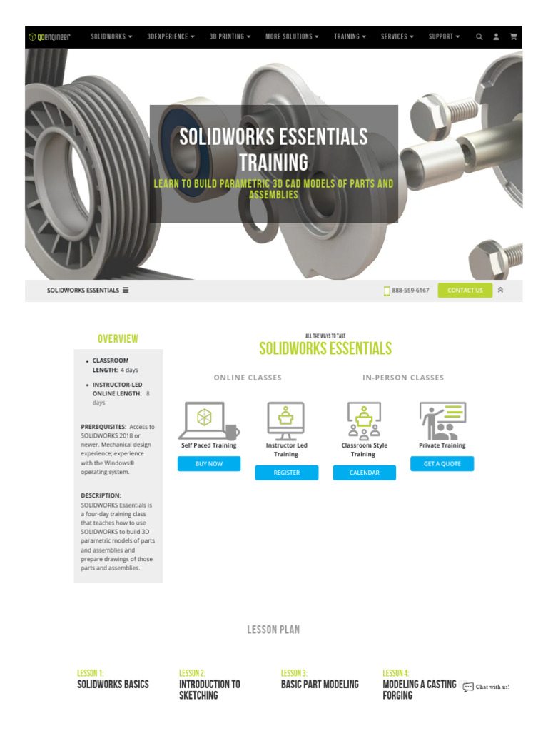 www-goengineer-com-training-solidworks-essentials | PDF | 3 D Printing ...