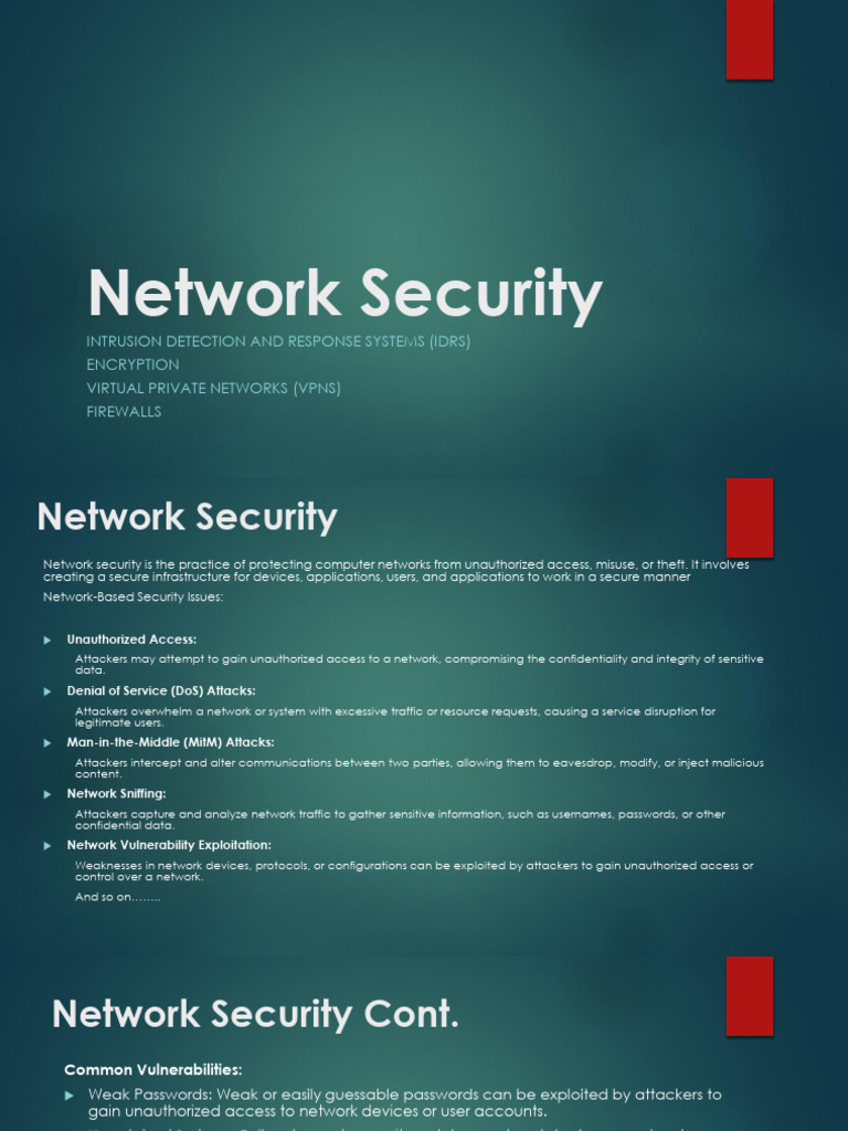Slides Set 11 | PDF | Virtual Private Network | Firewall (Computing)