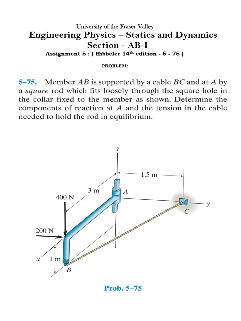 Engineering Physics - Statics and Dynamics Section - AB-I: University ...