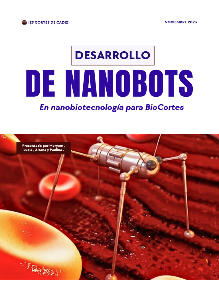 Nanobots: Diseño y Función en Nanomedicina | PDF | Adn | Biología Celular)