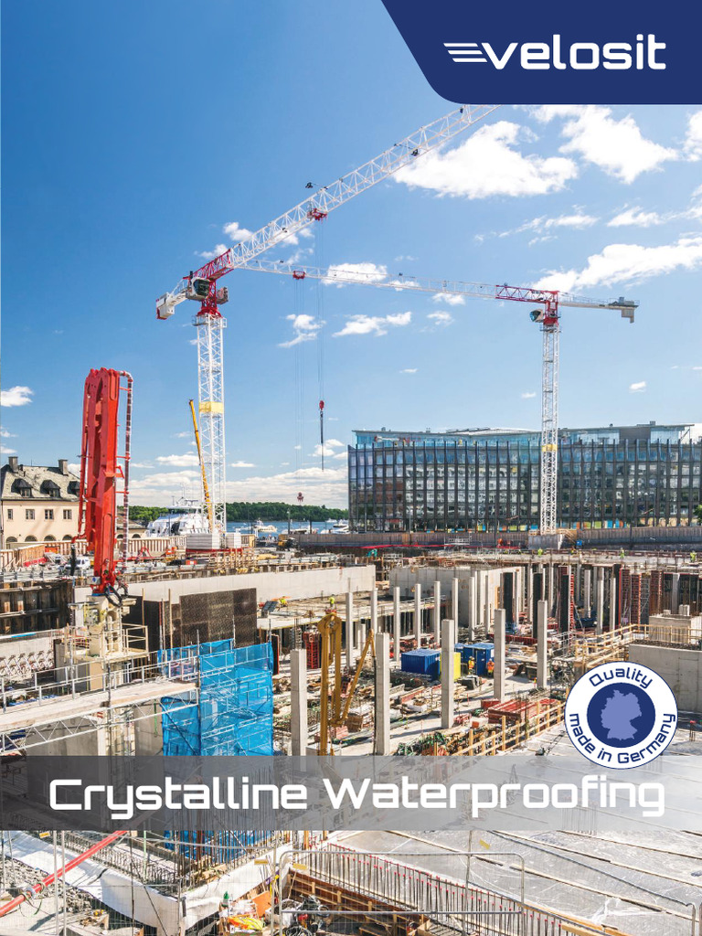 velosit_Crystalline-Waterproofing_brochure_EN_web | PDF | Concrete | Water