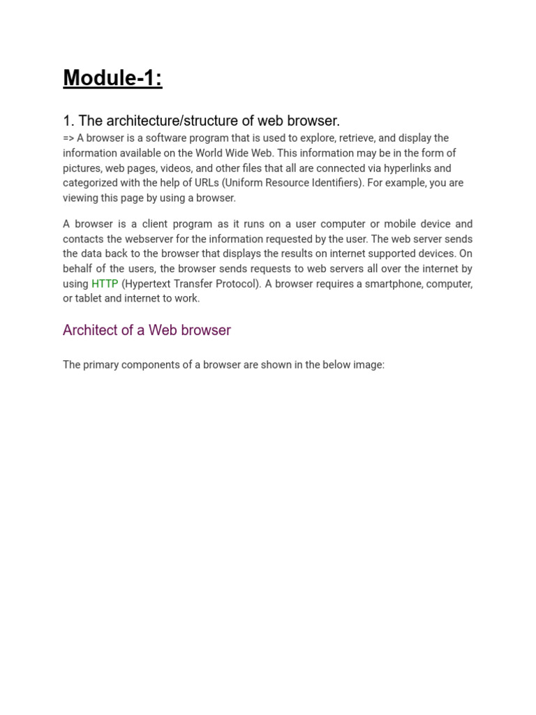 Sample Questions M1 | PDF | Domain Name System | World Wide Web