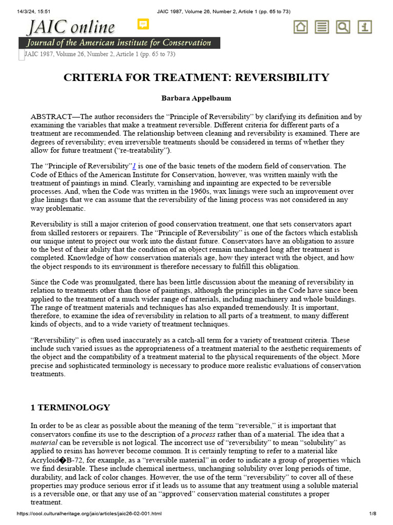 1987-APPLEBAUM-JAIC Volume 26, Number 2, Article 1 (Pp. 65 To 73) | PDF ...