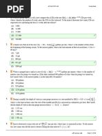 Unit 8 AP Calculus AB Review Solutions | PDF | Integral | Acceleration