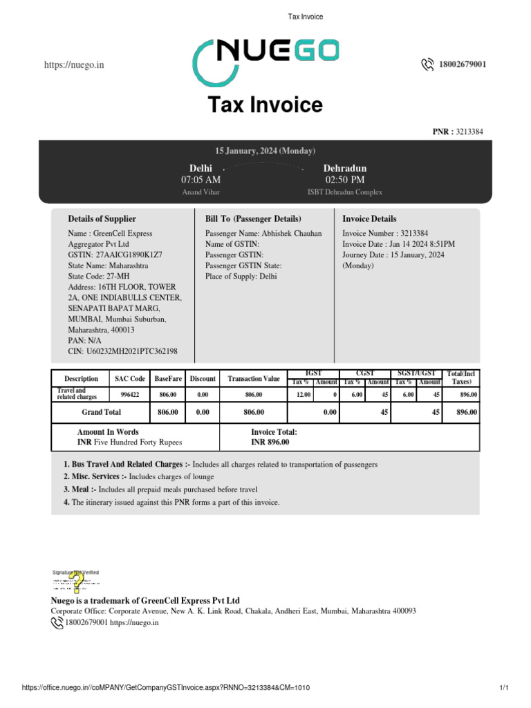 Nuego 15 Jan | PDF | Invoice | Payments