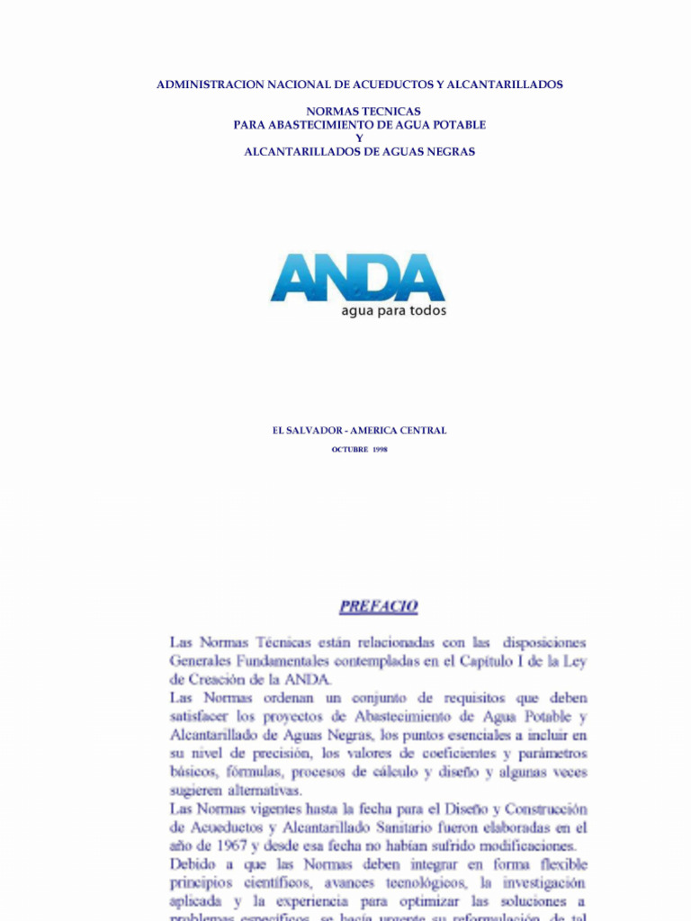 Normas Tec Abast m11 Ocr | PDF | Agua | Agua subterránea