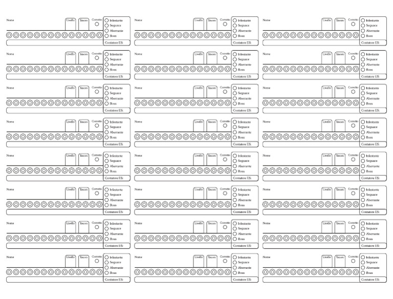 4AD - Scheda Dei Mostri (Fan Made) | PDF