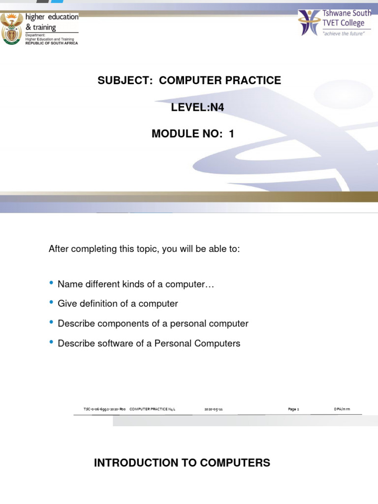 Module 1 CP N4 | PDF | Computer File | Computer Data Storage