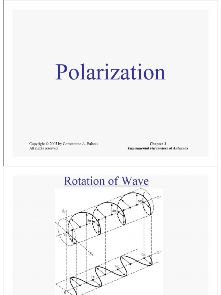 Understanding Wave Polarization Explained | PDF