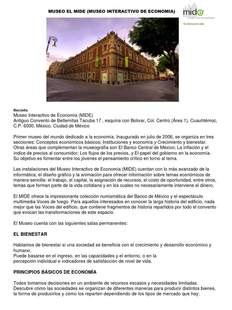 Museo El Mide | PDF | Museo | Sociedad