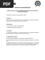 Manual de Uso Uniformes | PDF