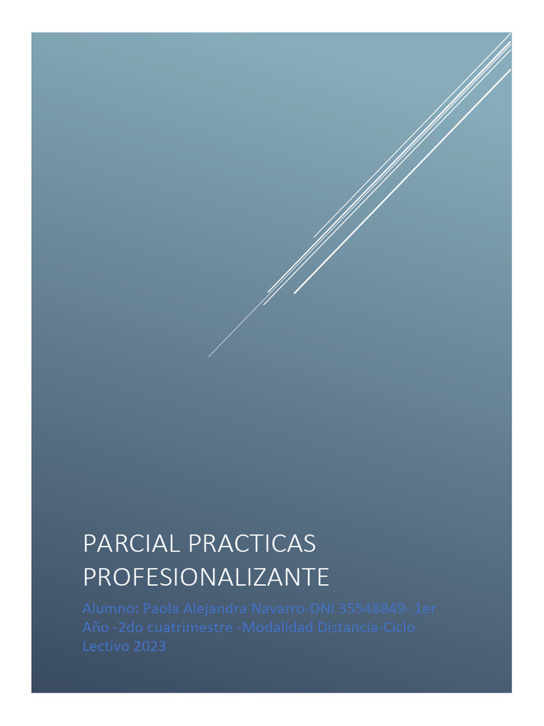 EXAMEN_PARCIAL_PRACTICA_PROF 23 NAVARRO PAOLA | PDF | Seguridad y salud ocupacional | Riesgo