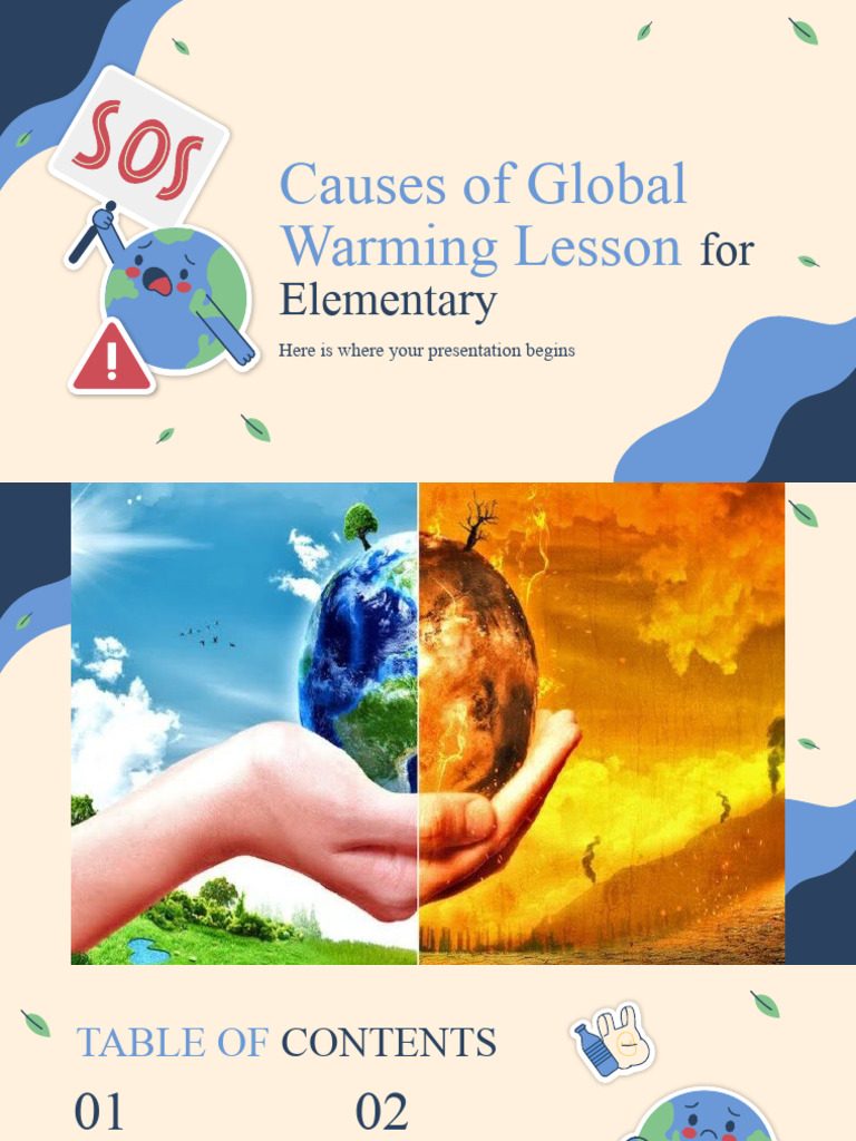 Causes of Global Warming Lesson For Elementary by Slidesgo | PDF ...