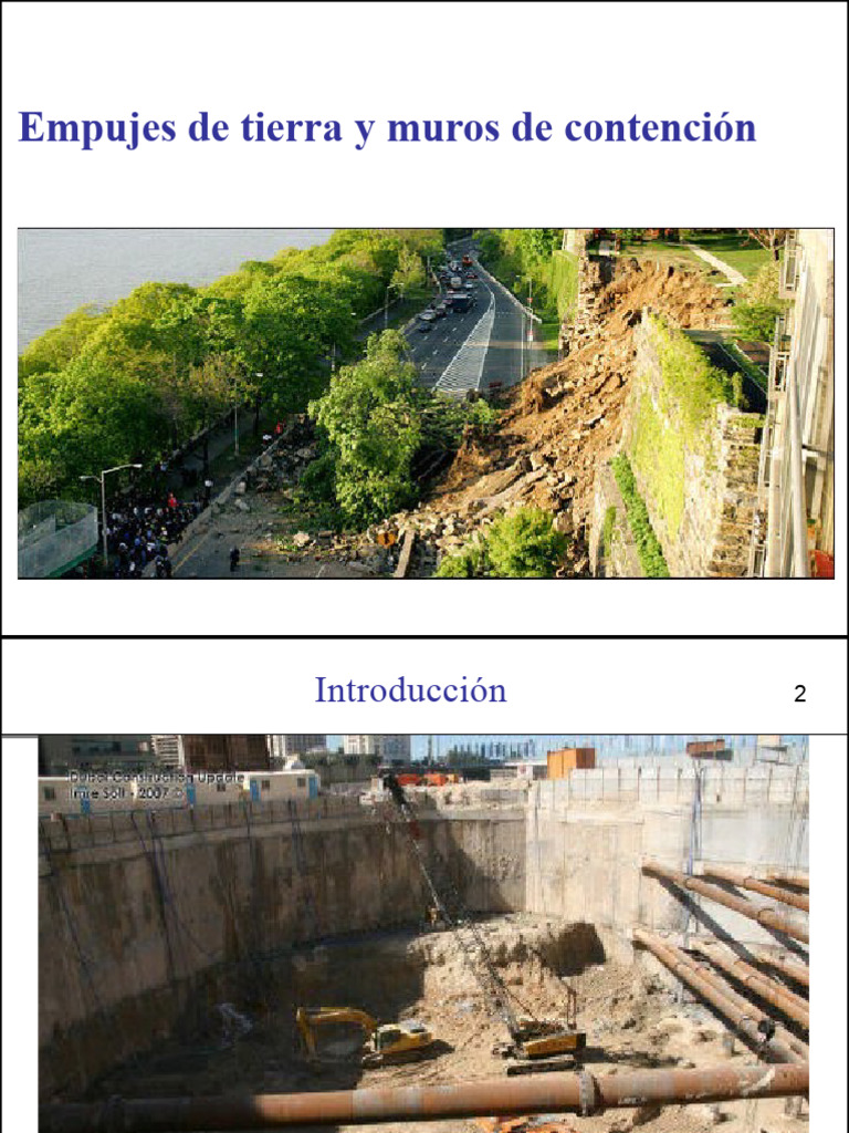 Empuje de Tierras | PDF | Falla (geología) | Ingeniero civil